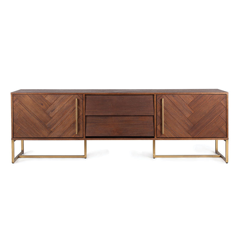 Bruno Tv Unit 1.8X0.45X0.6M Tesky Mdf Carb P2 – Commune-CN