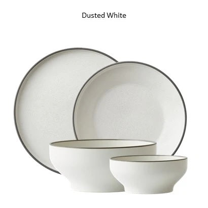 Luzerne 16pc MOD Dinnerware Gift Set - Dusted White – Commune-CN