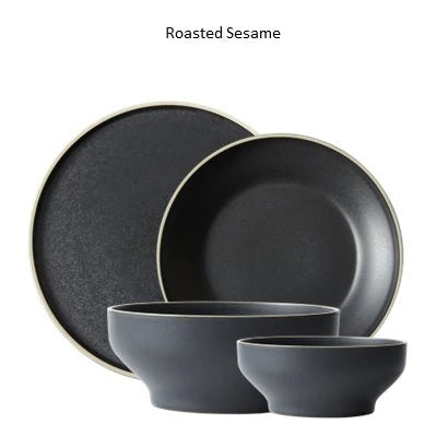 Luzerne 16 Pcs Set - Mod Roasted Sesame (Ceramic) – Commune-CN